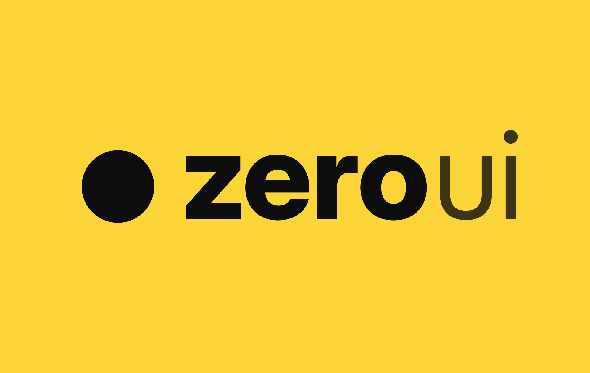 Zero UI - The design toolkit for AI-centric projects